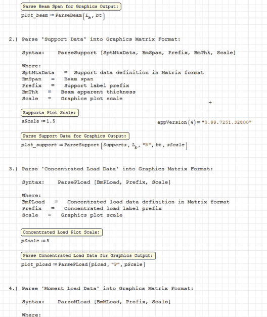 "Structural Beam Analysis" plugin error - SMath